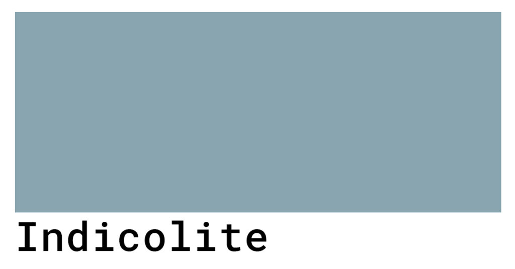 Indicolite Color