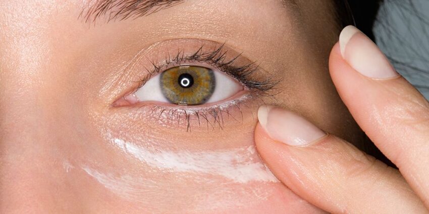 How do I get rid of the white under my eyes?
